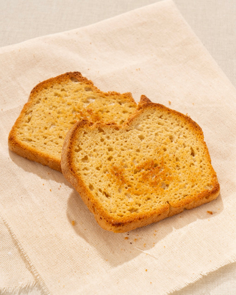 Pan Blanco libre de gluten y lacteos.